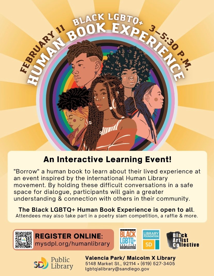 Human Book Experience - Black LGBTQ Coalition – The San Diego LGBT ...