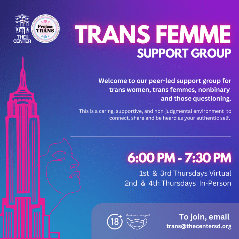 Transgender & Nonbinary Services – The San Diego LGBT Community Center