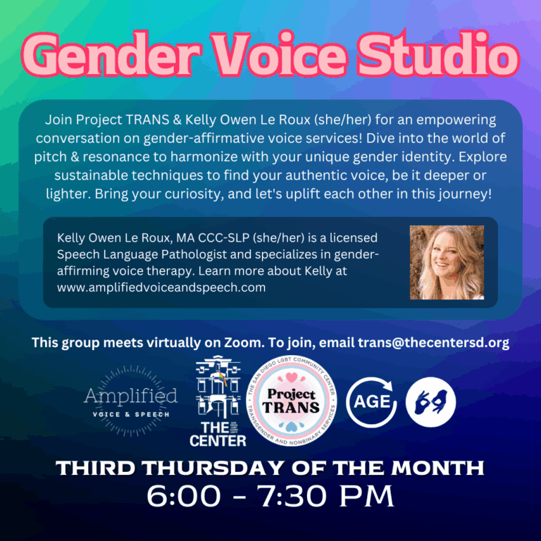 Transgender & Nonbinary Services – The San Diego LGBT Community Center